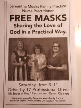 Mask Give-Away - Samantha Meeks Family Practice